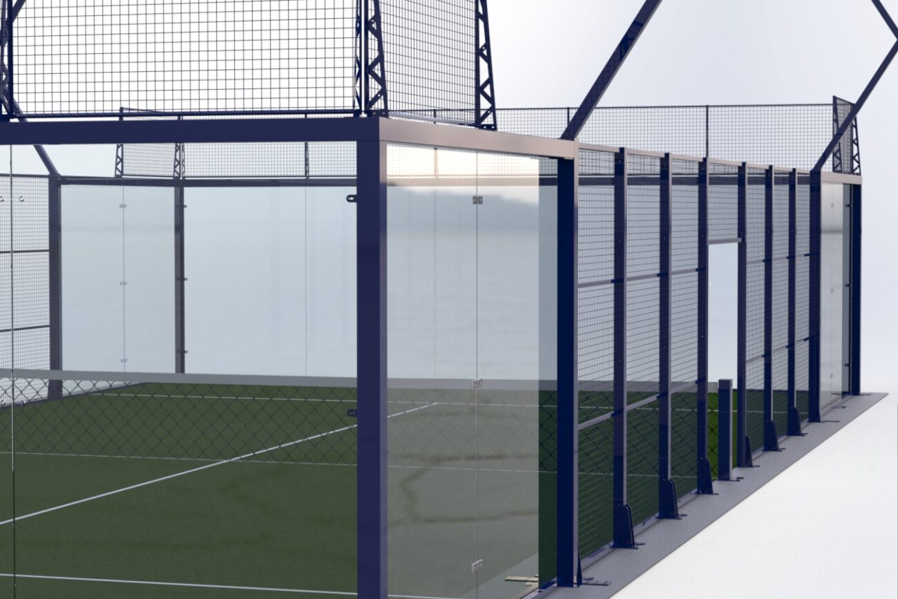 Pistas padel_Camera_SOLIDWORKS Viewport | Durocem srl
